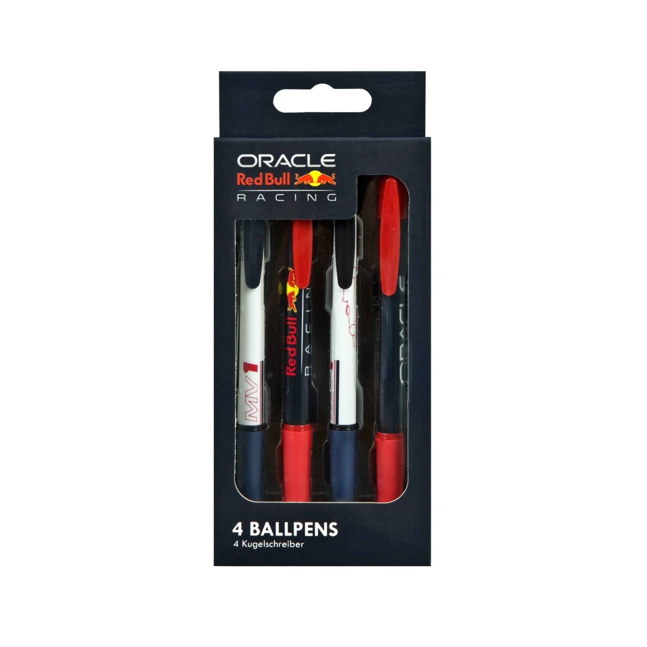 Red Bull Racing F1 Max Verstappen Ball Pens Set of 4 - Navy - Walmart.com