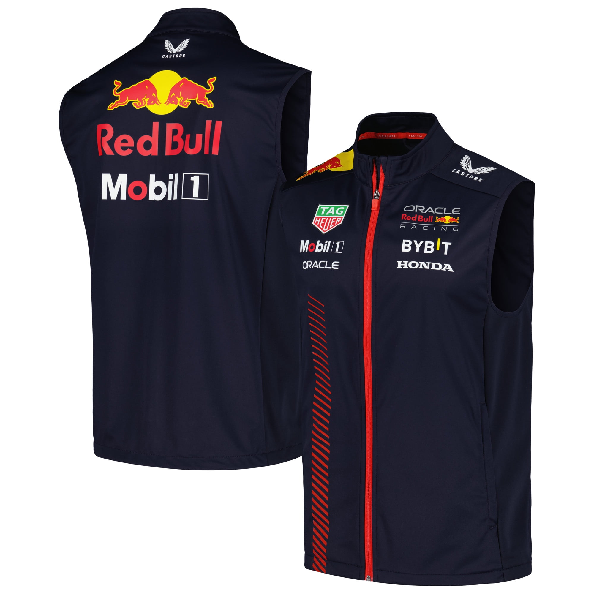 Castore Unisex Red Bull Racing 2023 Team Hybrid Gilet Full-Zip ...