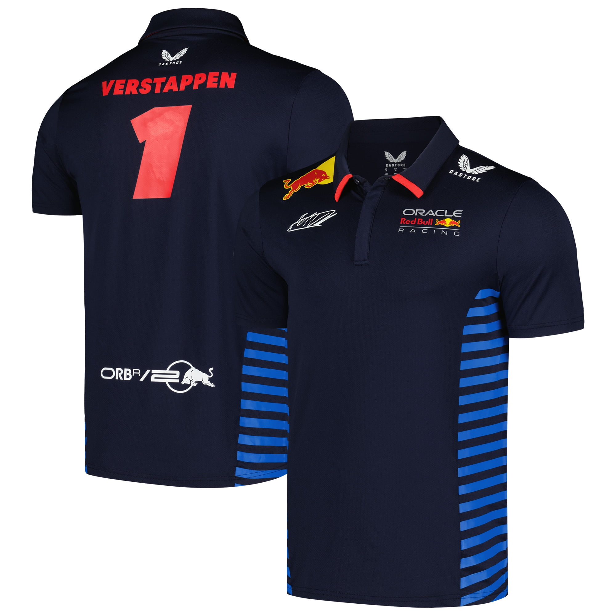 Men's Max Verstappen Navy Red Bull Racing 2024 Team Polo - Walmart.com
