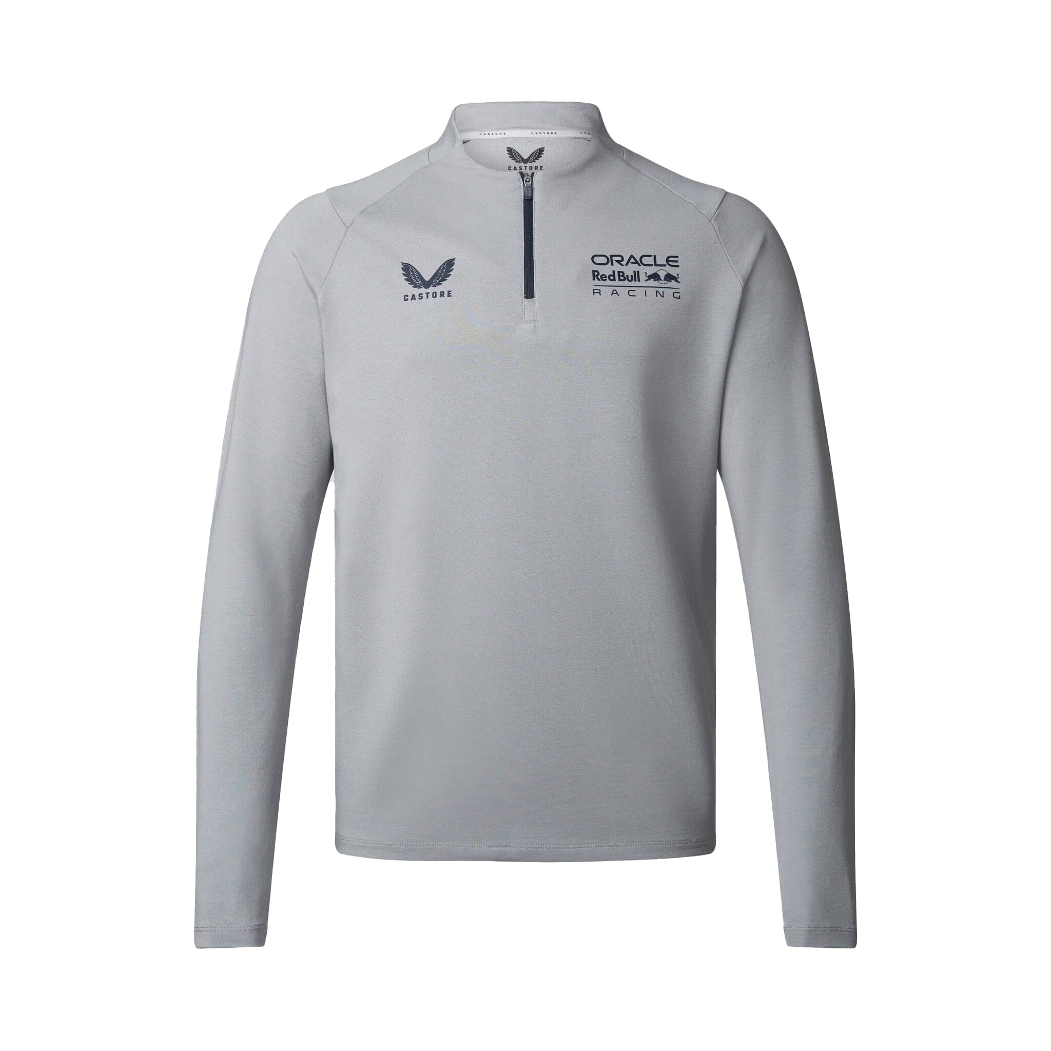 Red Bull Racing F1 Men's Lifestyle Quarter Zip Midlayer - Grey/Night ...