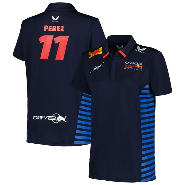 Red Bull Racing F1 Women's 2024 Sergio "Checo" Perez Team Polo Shirt ...
