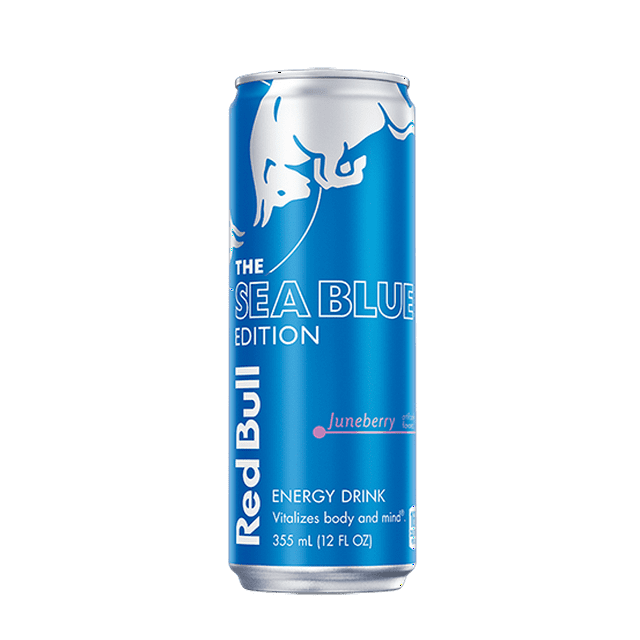 Red Bull Sea Blue Edition Energy Drink, Juneberry 12 oz Single Serve ...