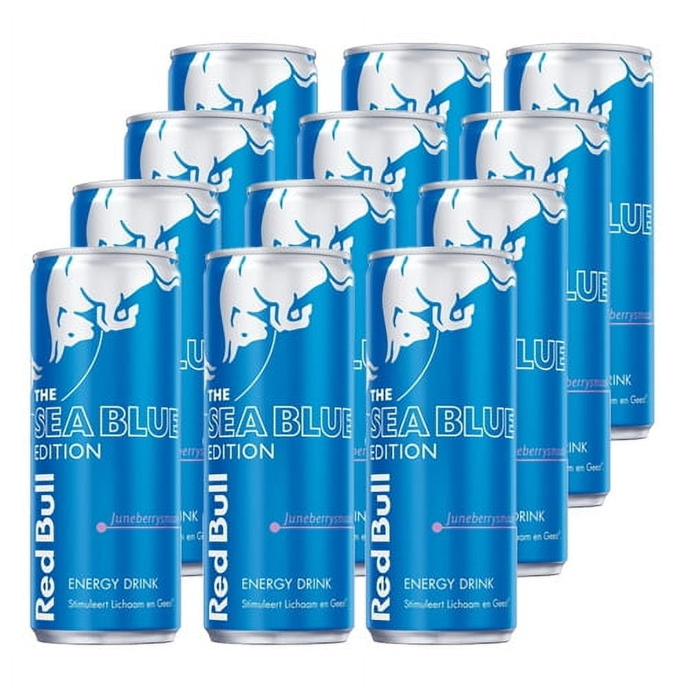 Red Bull - Sea Blue Edition (Juneberry) - 12x 250ml - Walmart.com