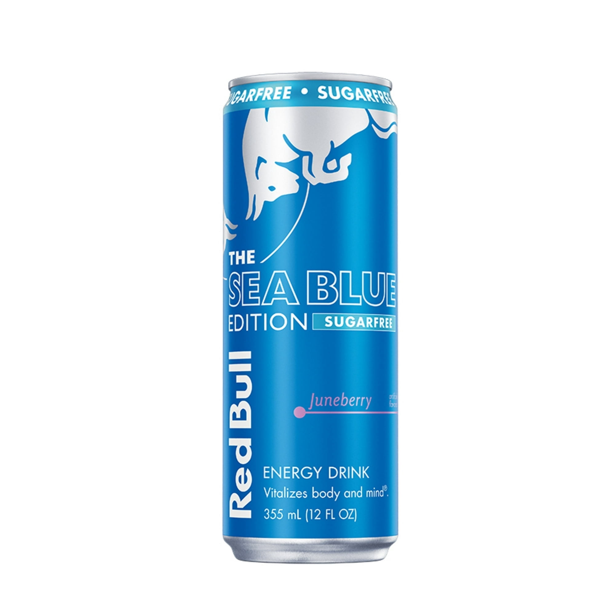 Red Bull Sea Blue Edition Sugarfree Energy Drink, Juneberry, 12 fl. oz ...
