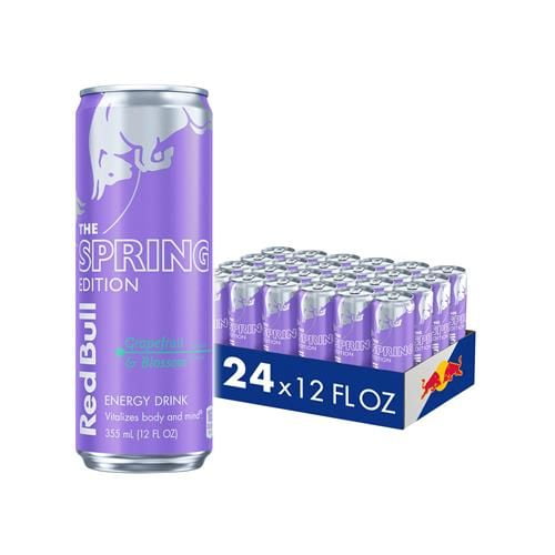 Red Bull Spring Edition Energy Drink, Grapefruit, 12 Fl. Oz., Case Of ...