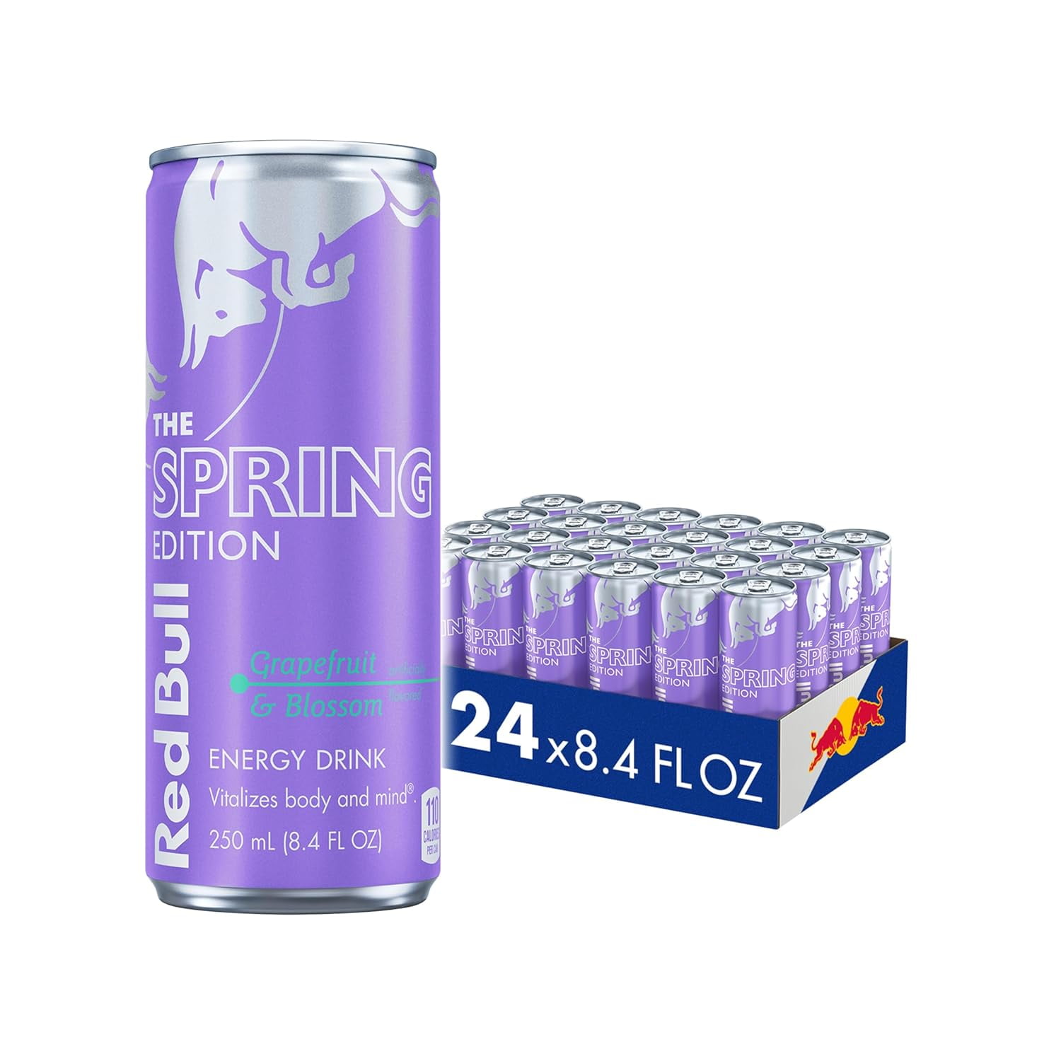 Red Bull Spring Edition Energy Drink, Grapefruit, 8.4 fl. oz., Case of ...