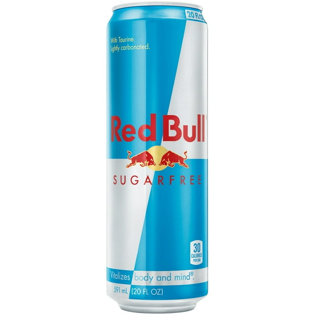 Red Bull Diet Caffeine, Sugar Free Energy Drink, 20 fl oz Can - Walmart.com
