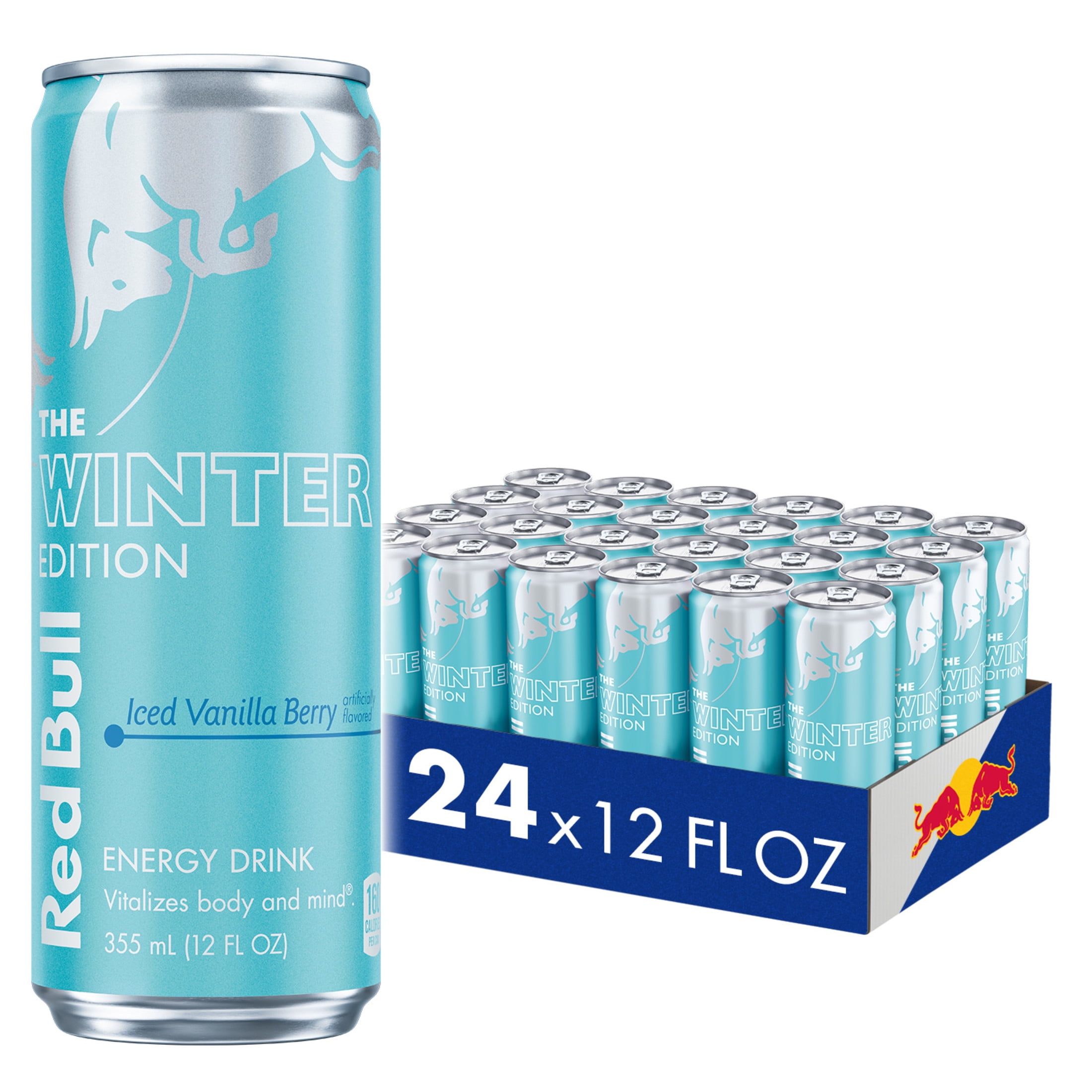 Red Bull Winter Edition Energy Drink, Iced Vanilla Berry, 12 fl.oz. can ...