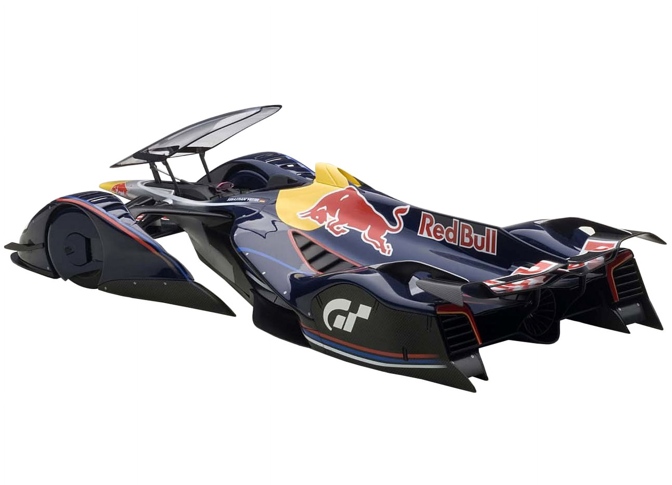 Red Bull X2014 Fan Car Red Bull Color Sebastian Vettel 1/18 Model Car ...