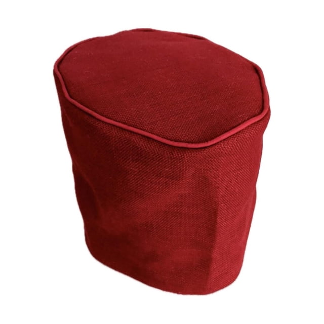 Red Burlap Coffee Maker Cover Compatible with K Coffee Brewing System ...