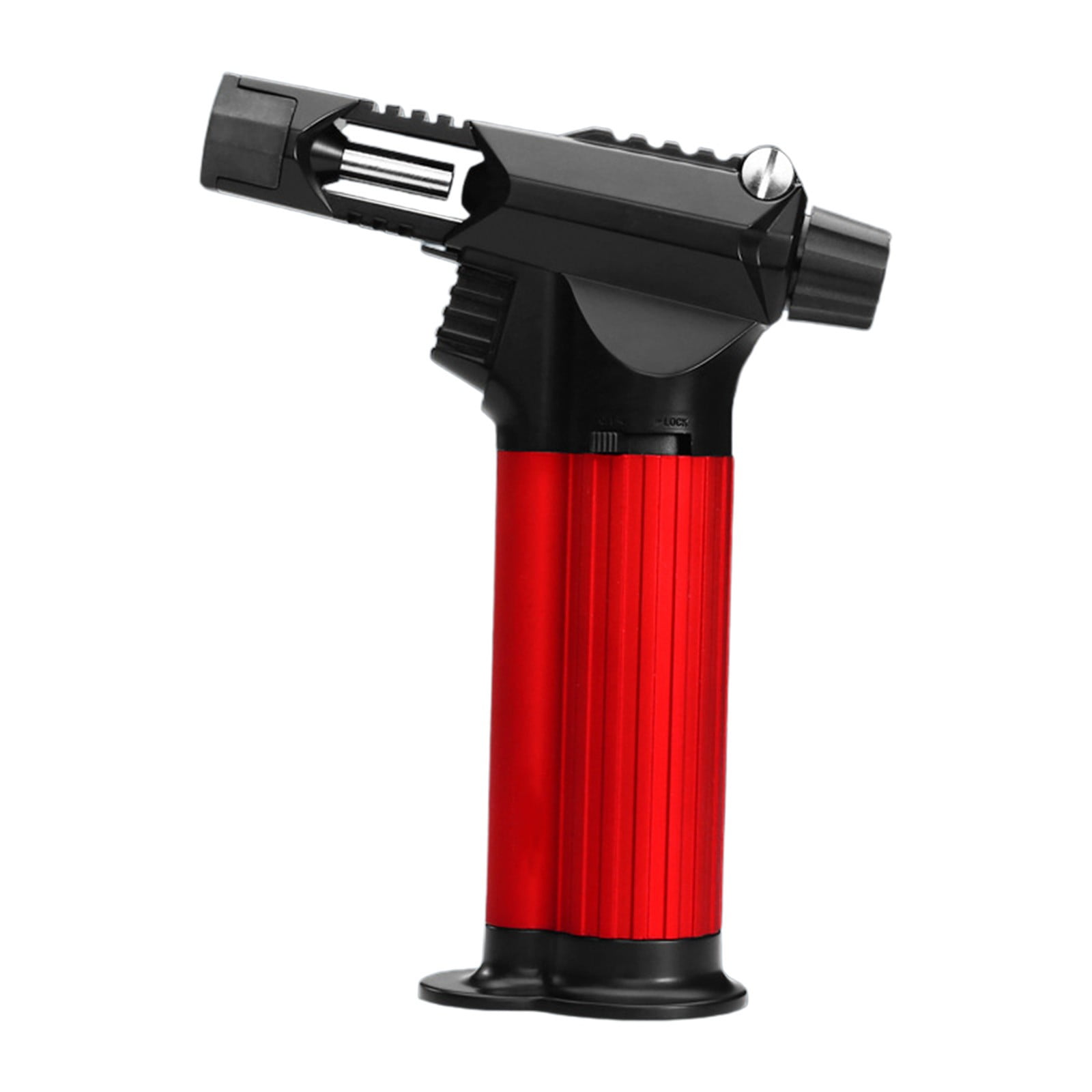 Red Butane Torch Lighter Refillable Kitchen Lighter Adjustable Flame ...