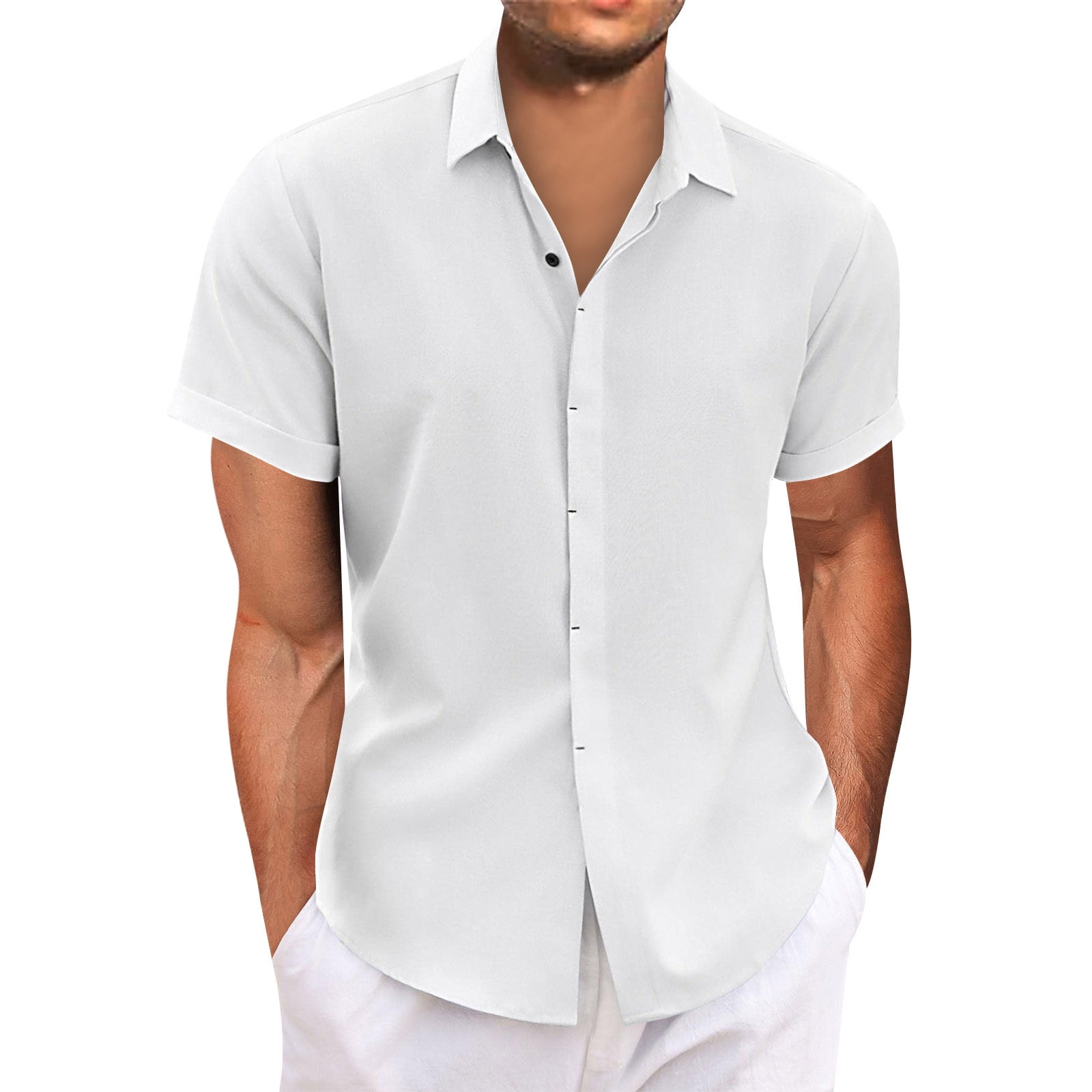 Red Button Down Shirt Men - Walmart.com