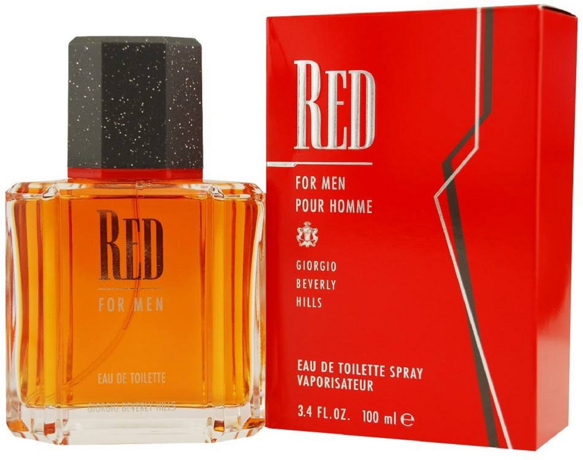 Red By Giorgio Beverly Hills Eau de Toilette for Men 3.4 oz (Pack of 6 ...