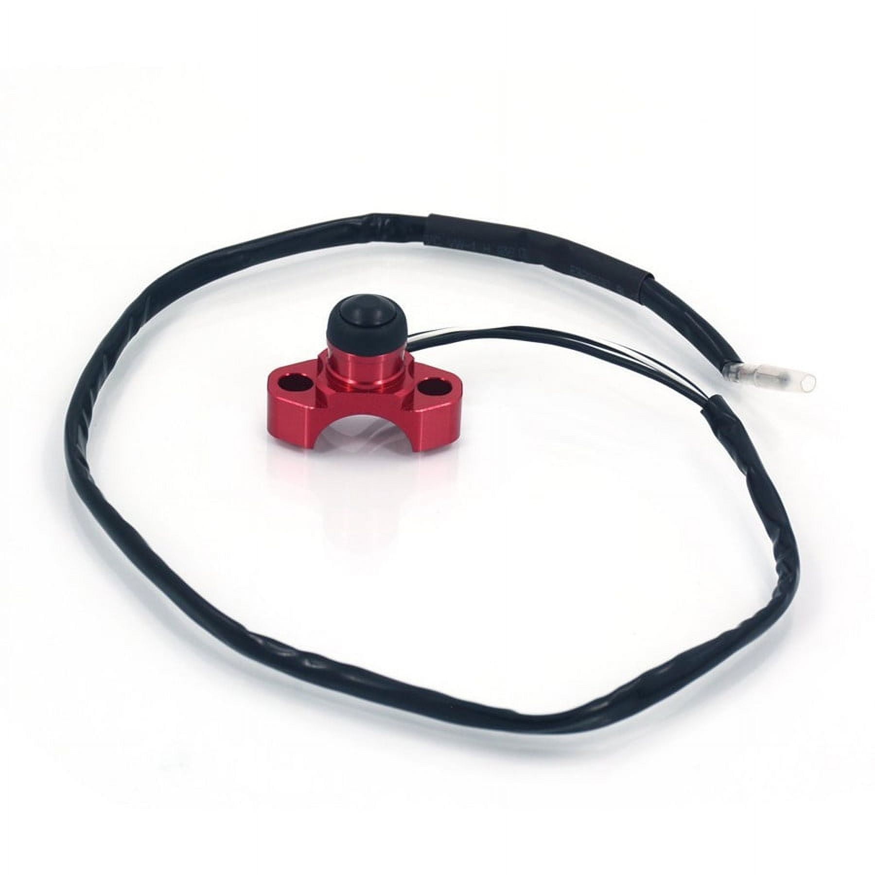 Red CNC Billet Aluminum Motorbike Engine Stop Start Kill Switch Button ...