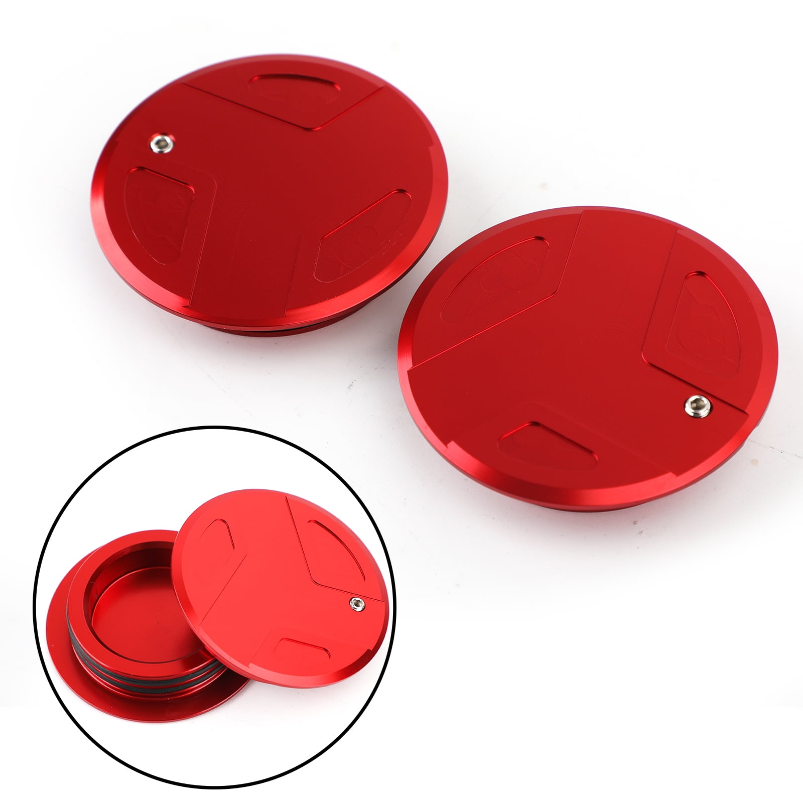 Red CNC Frame Hole Cap For BMW R1200GS 2013-2019 - Walmart.com