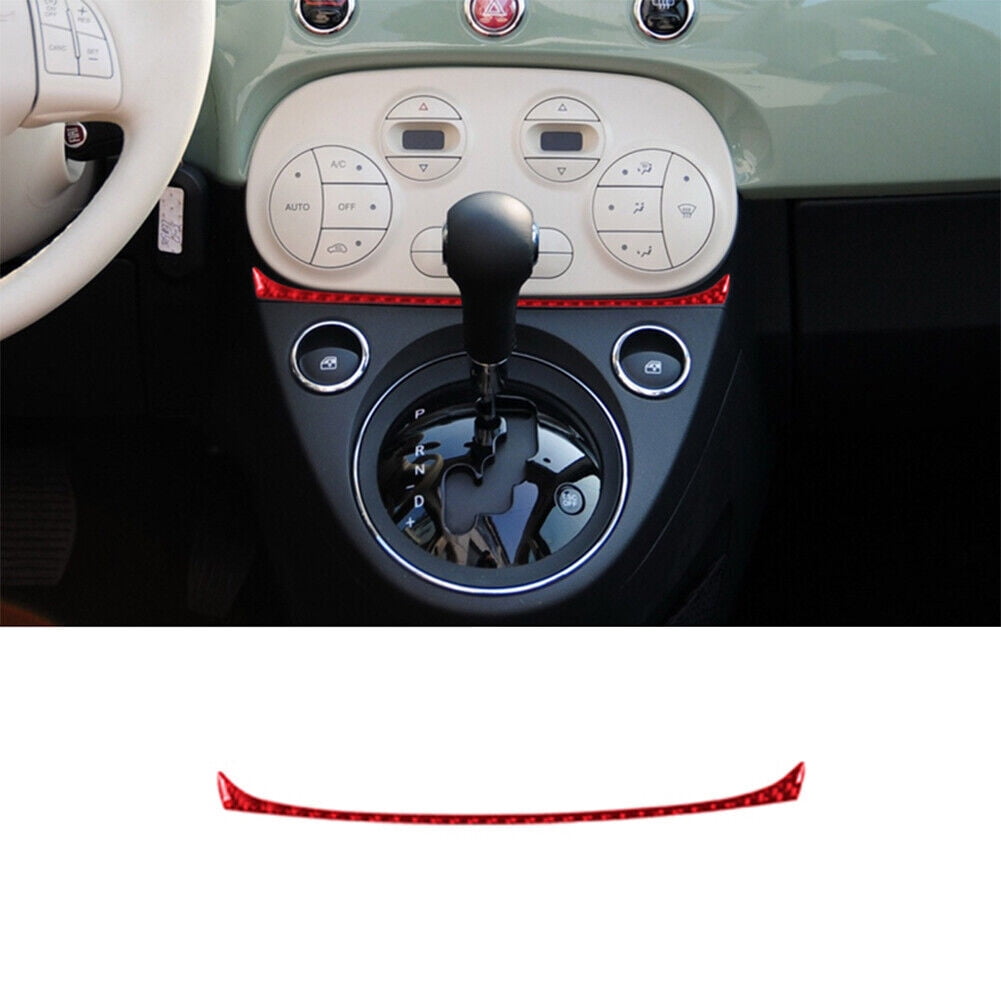 Red Carbon Fiber Interior Above Transmisson Accent Cover Trim For 12-15 ...