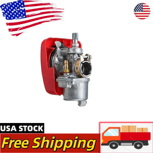 Red Carburetor for 2-Stroke Motorized Bicycle Engine - Walmart.com