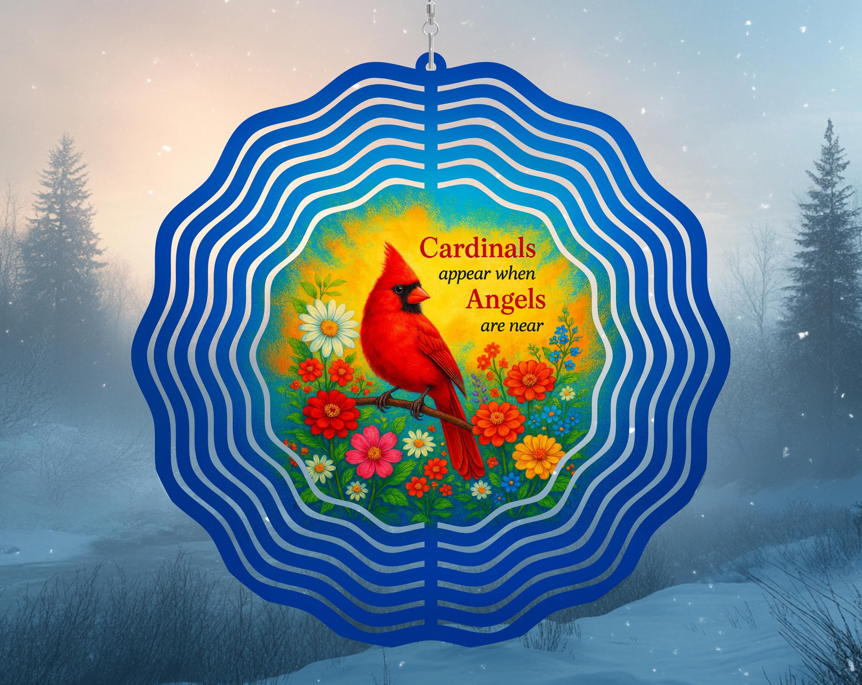 Red Cardinal 3D Wind Spinner Memorial Poem Kinetic Yard Art - Walmart.com