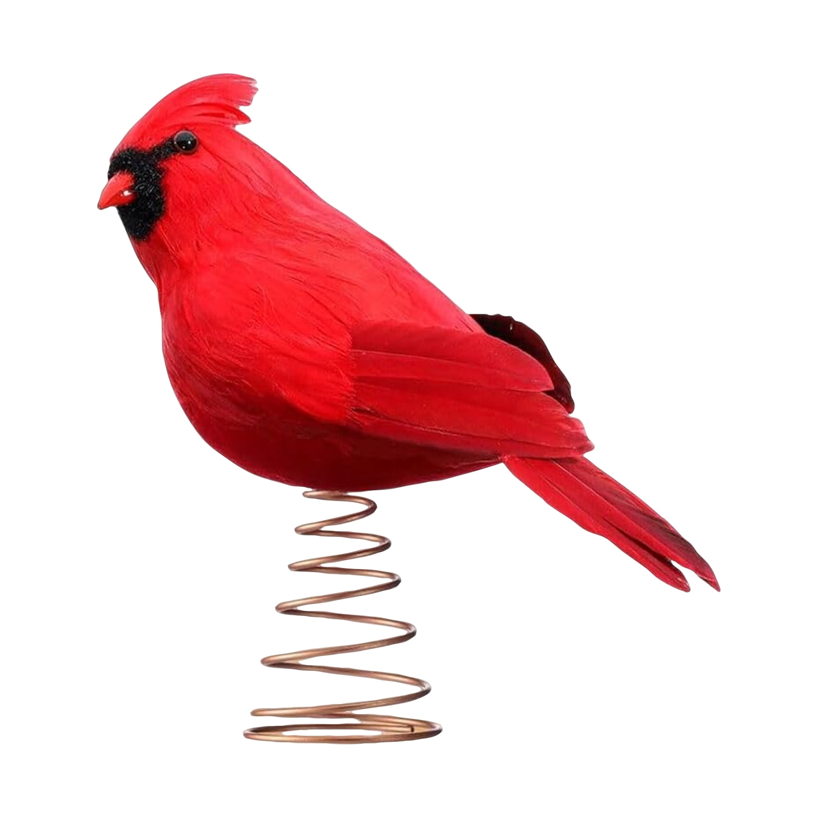 Red Cardinal Bird Christmas Tree Topper - Lightweight Christmas Tree ...