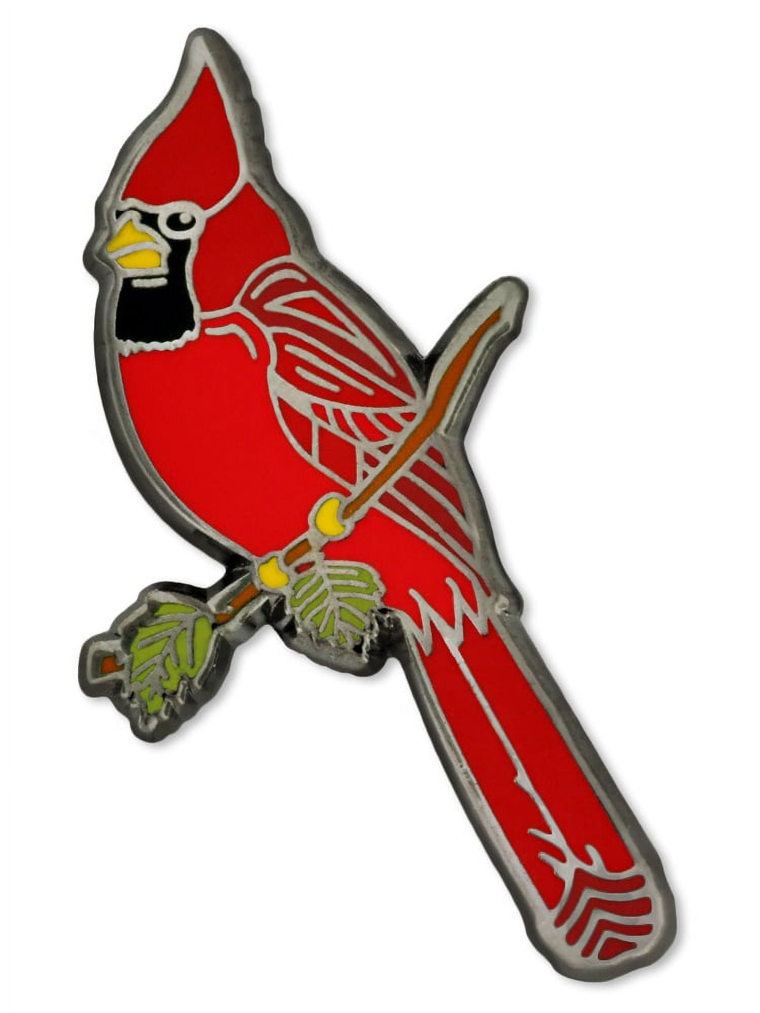 Red Cardinal Jewelry Enamel Bird Lapel Pin - Walmart.com
