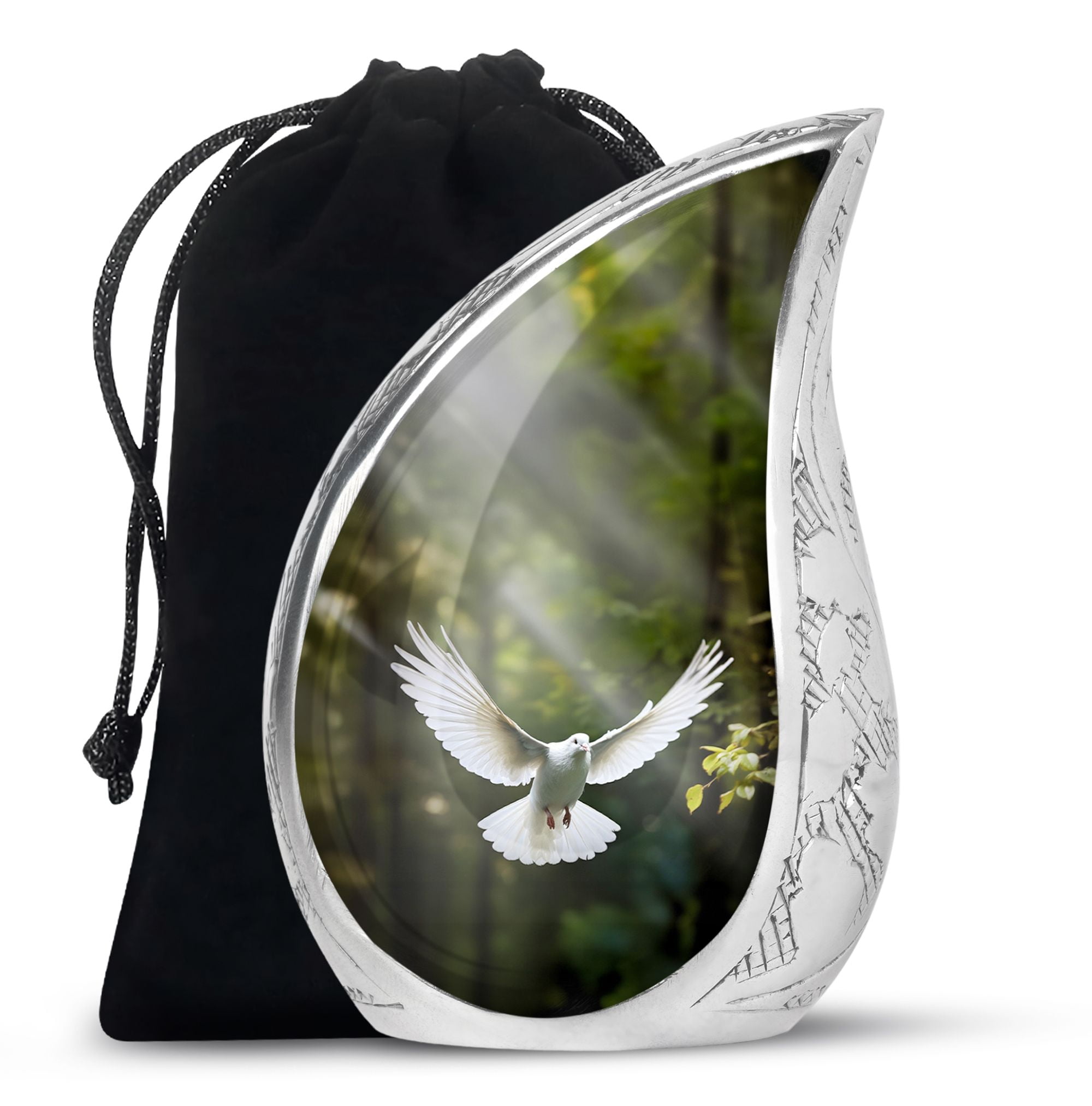 Red Cardinal Urn - 10 Inches Drop Urns for Human Ashes, Cremation Urn ...