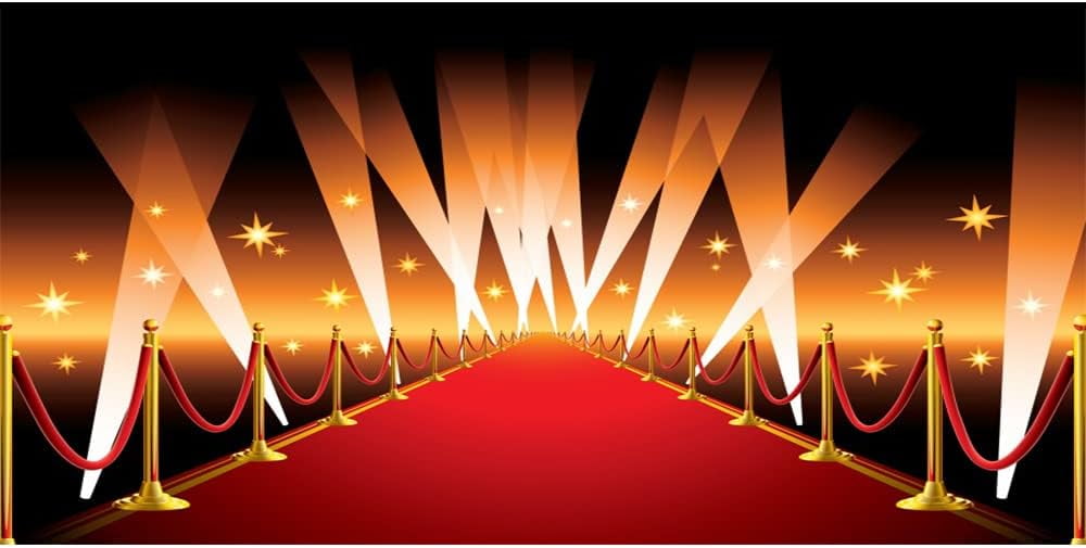 Red Carpet Backdrop for Photoshoot Movie Theater Backdrop Happy ...