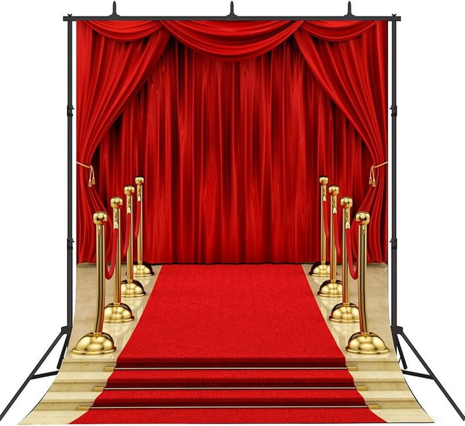 Red Carpet Curtain Backdrop for Photography Hollywood Theme Party ...