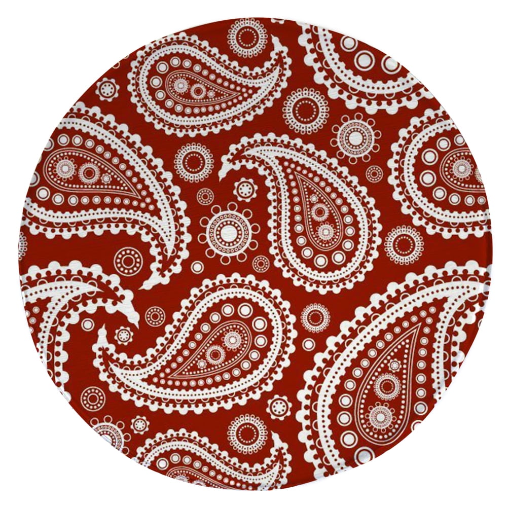 New Carpet Ethnic Paisley Swirl Pattern 3D Printed Round Area Rug for ...