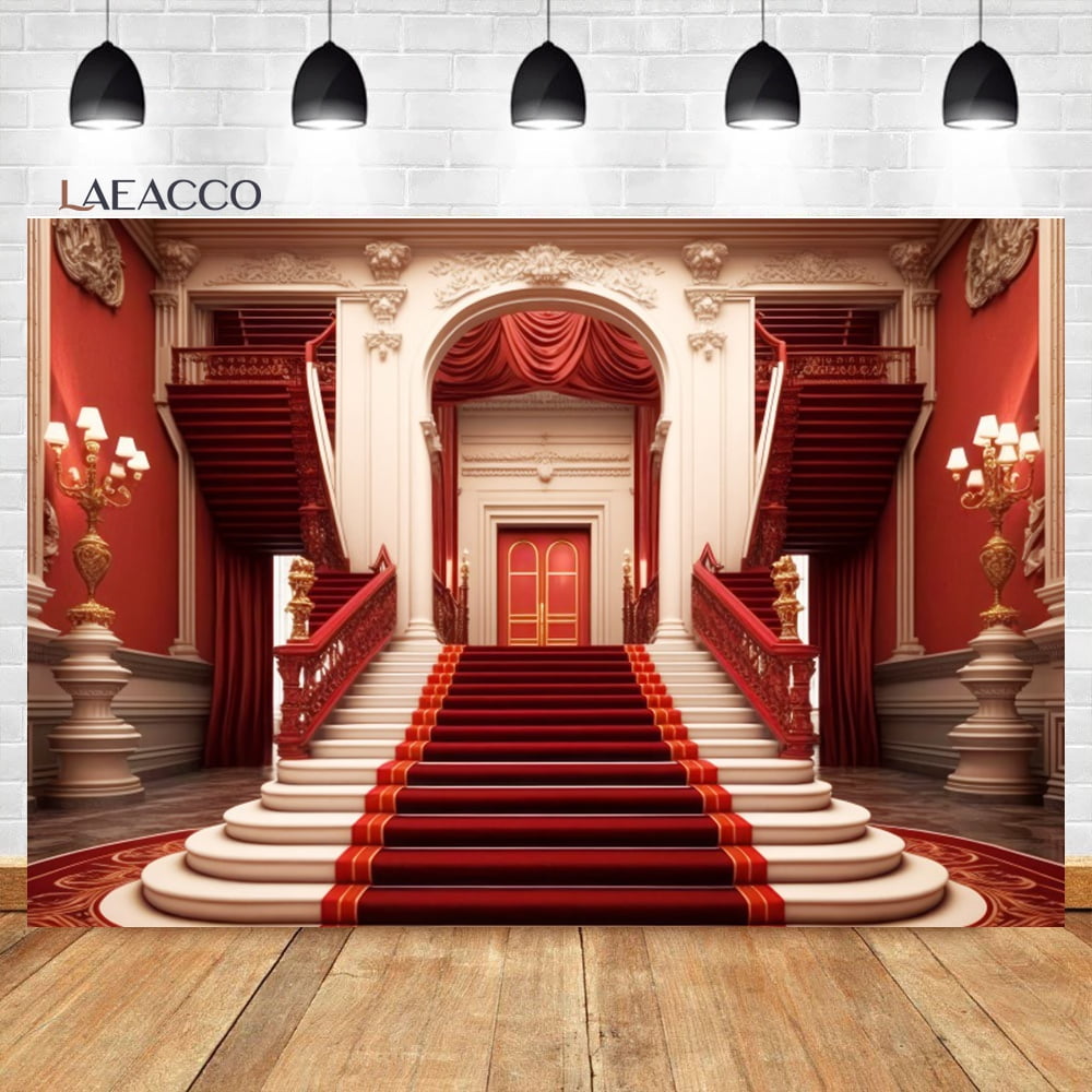 Red Carpet Stairs Backdrop Gorgeous Hall Steps Party Wedding Party ...
