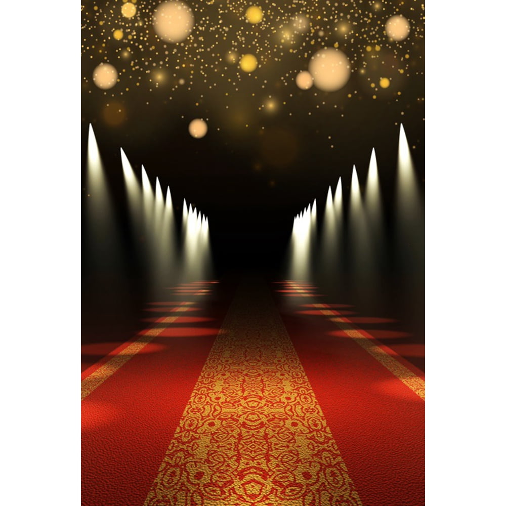 Red Carpet Stairs Photography Backdrop Luxurious Opera Castle Light ...