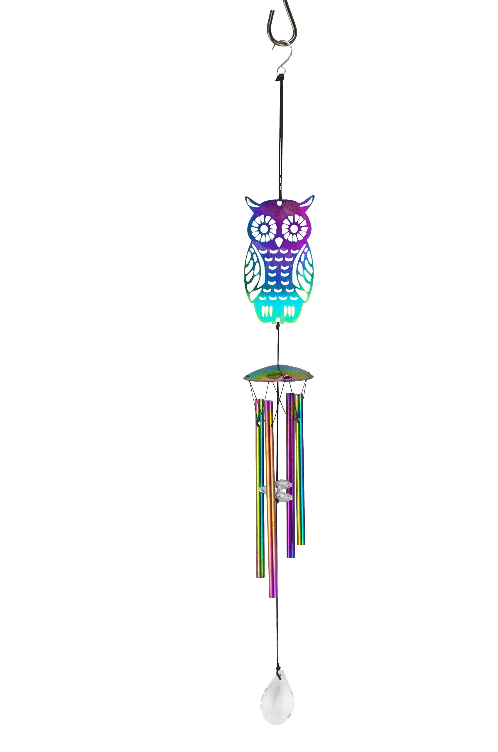Red Carpet Studios 10374 Iridescent Wind Chime, Owl - Walmart.com