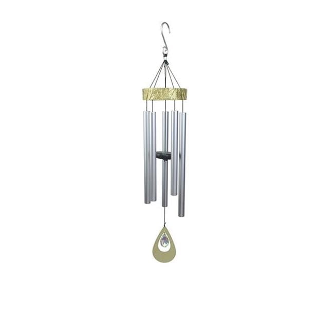 Red Carpet Studios 10698 31 in. Gold Embossed Ring Wind Chime - Walmart.com
