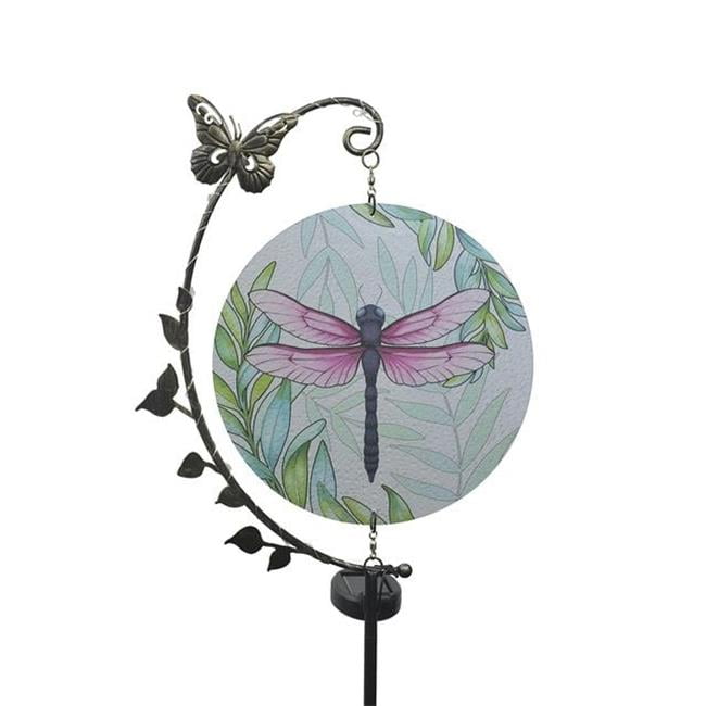 Red Carpet Studios 33548 Spinner Solar Dragonfly Garden Stake - Walmart.com