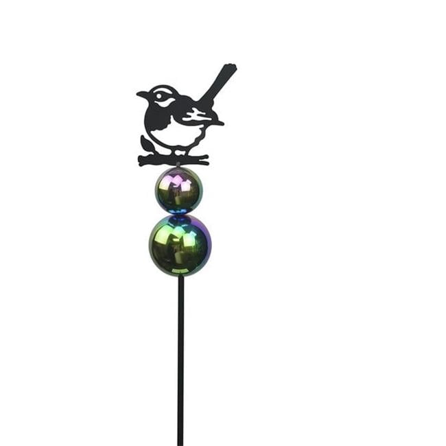 Red Carpet Studios 33593 Gazing Ball Bird Garden Stake - Walmart.com
