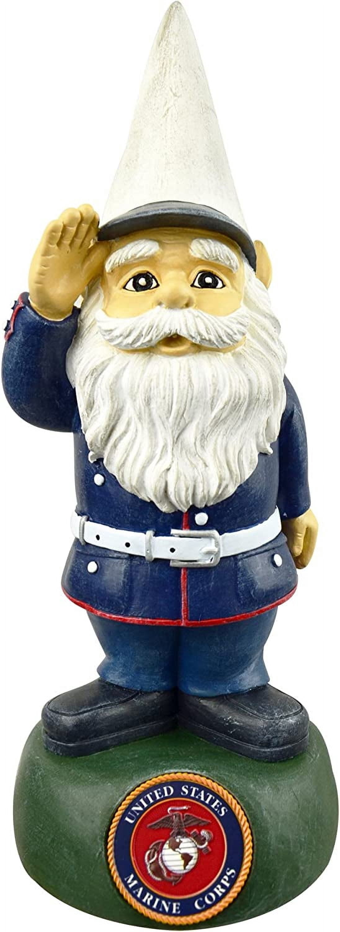 Red Carpet Studios 35163 Military Garden Gnome, Marines - Walmart.com