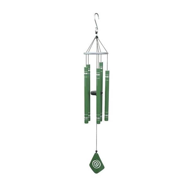 Red Carpet Studios 10574 36 in. Tuned Swirl Wind Chime, Green - Walmart.com