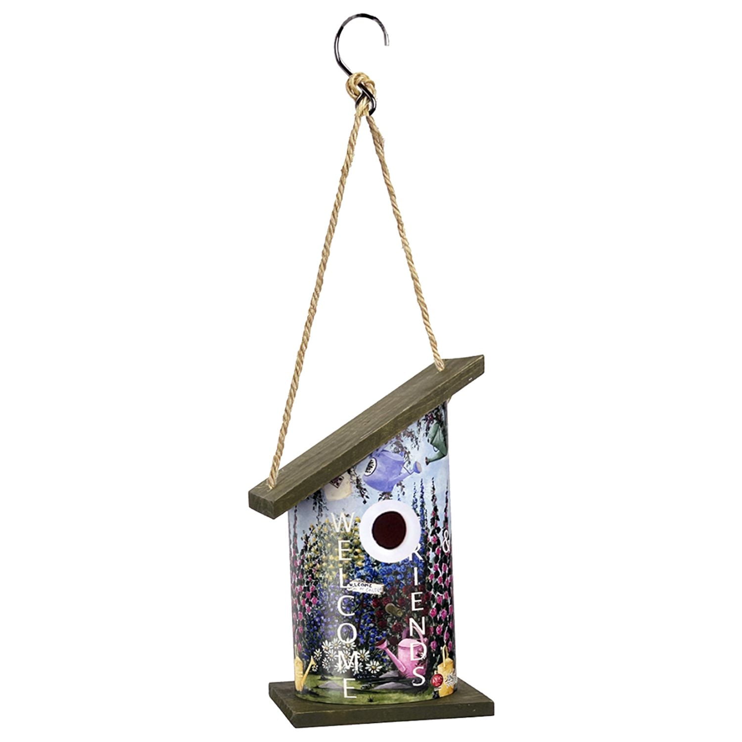 Red Carpet Studios Birdhouse Kathy Hatch Welcome Garden SM - Walmart.com