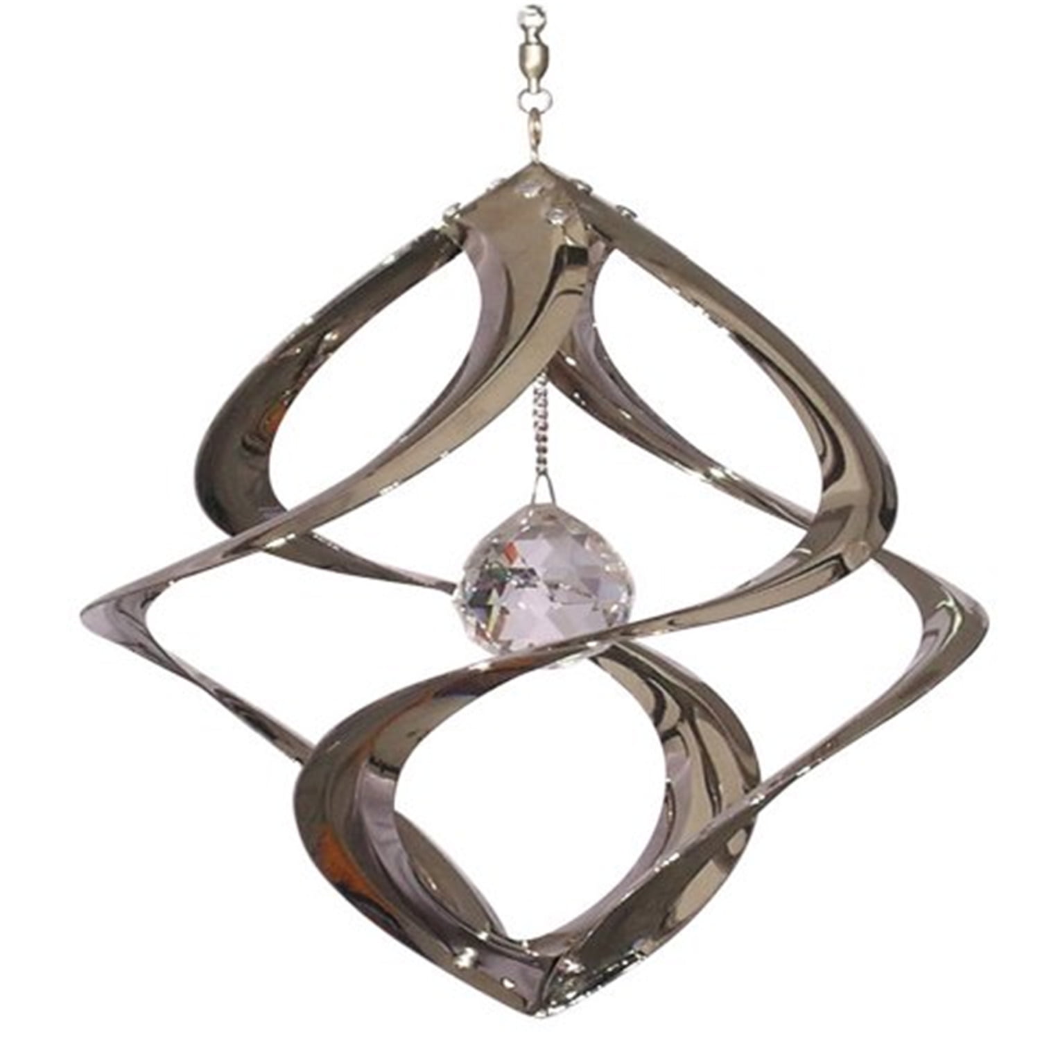 Cosmix Chrome single Crystal Wind Spinner - 11 inch - Walmart.com