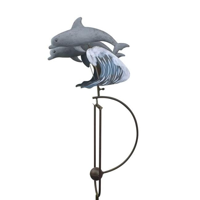 Red Carpet Studios Rocker Kinetic Dolphin Flex Garden Stake - Walmart.com