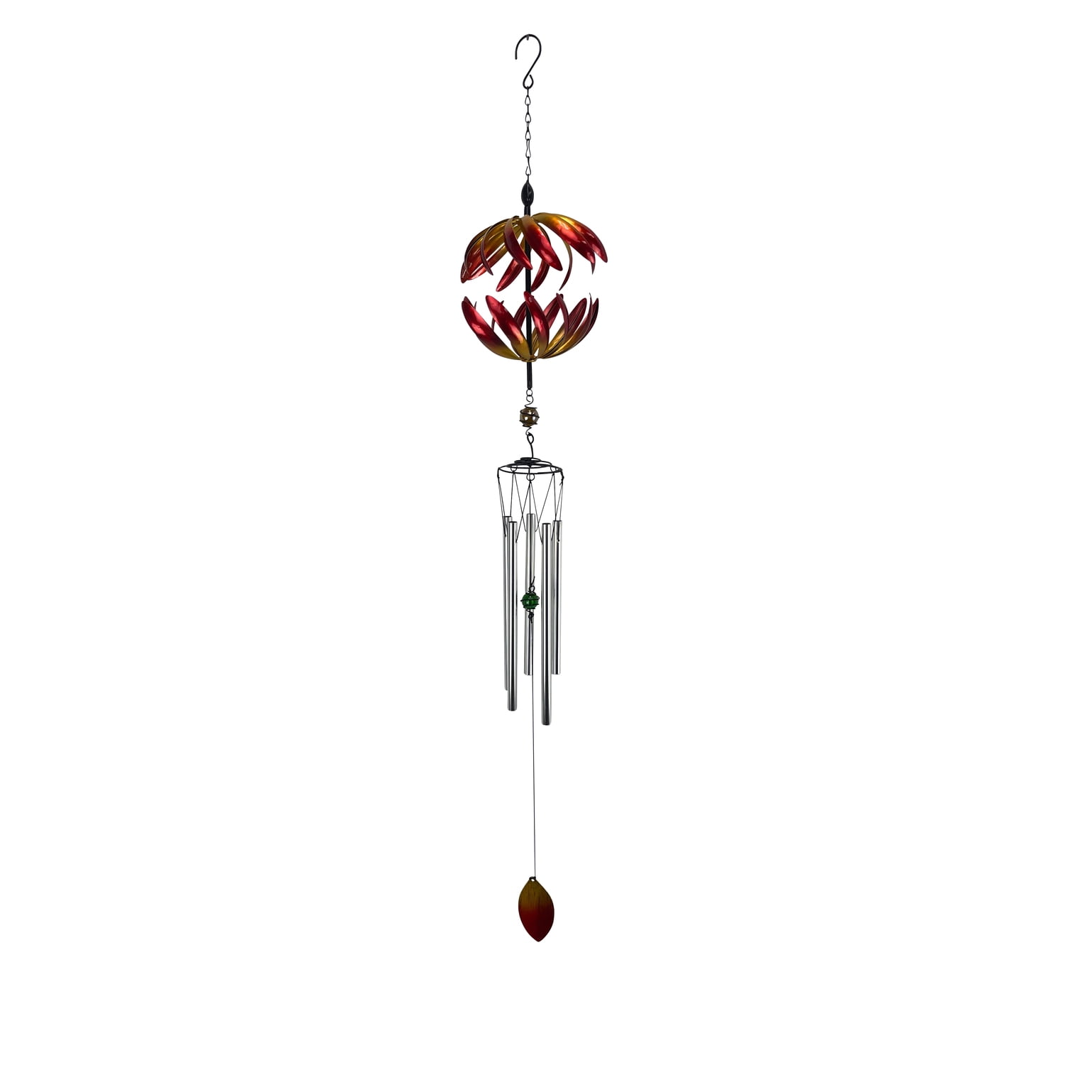 Red Carpet Studios Wind Chime Sphere Spinner Red/Yellow - Walmart.com