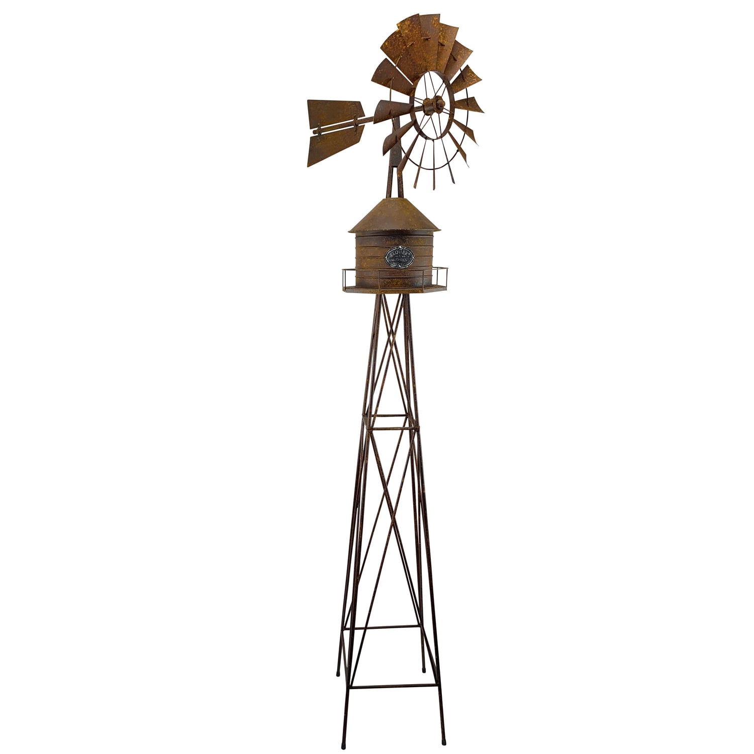 Red Carpet Studios Windmill Rust Water Tower Small - Walmart.com