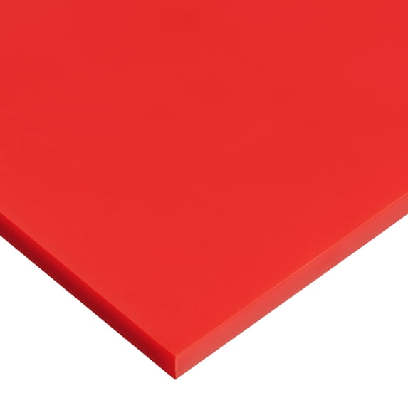 Red Cast Acrylic Sheet - 1/8" Thick x 12" Wide x 48" Long - Walmart.com