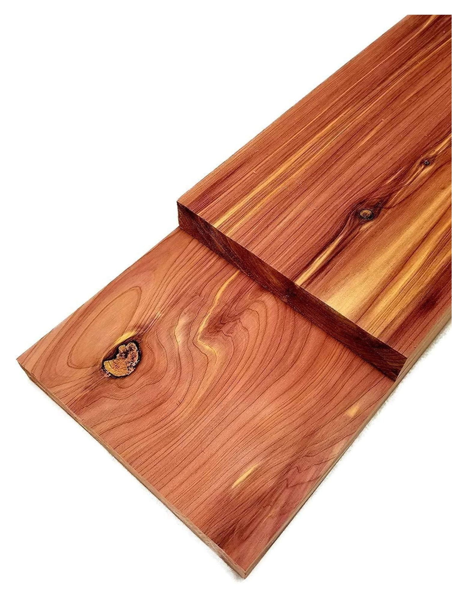 Red Cedar Lumber - 3/4" x 5" (2 Pcs) (3/4" x 5" x 24") - Walmart.com