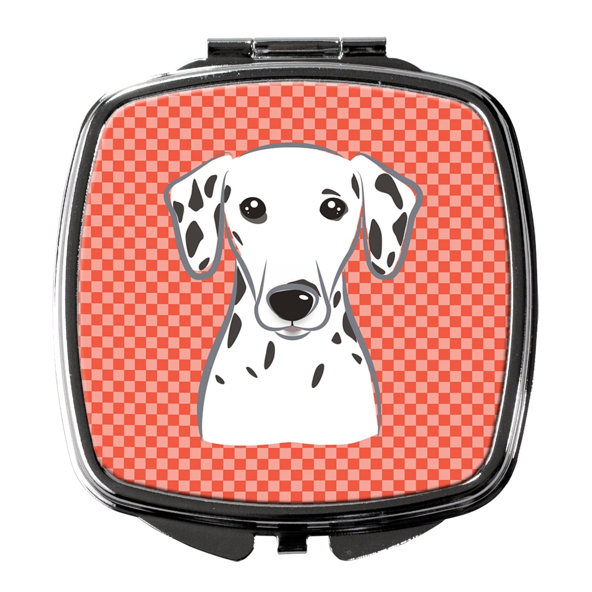 Red Checkered Dalmatian Compact Mirror - Walmart.com