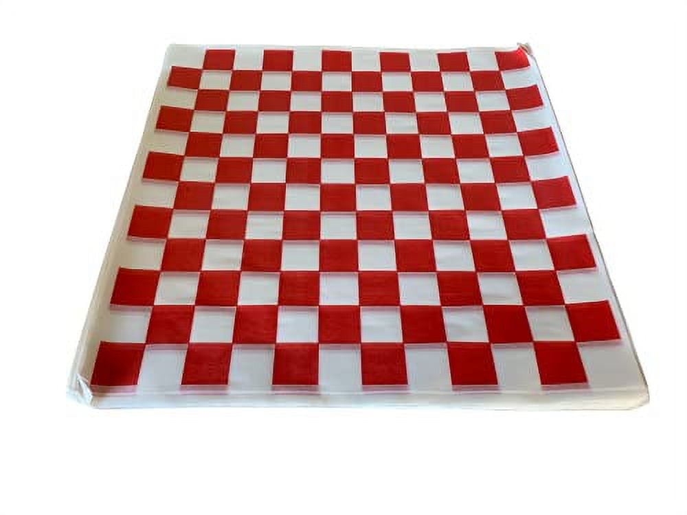 Red Checkered Deli Paper Basket Liner 12 X 12 Inches (100) - Walmart.com