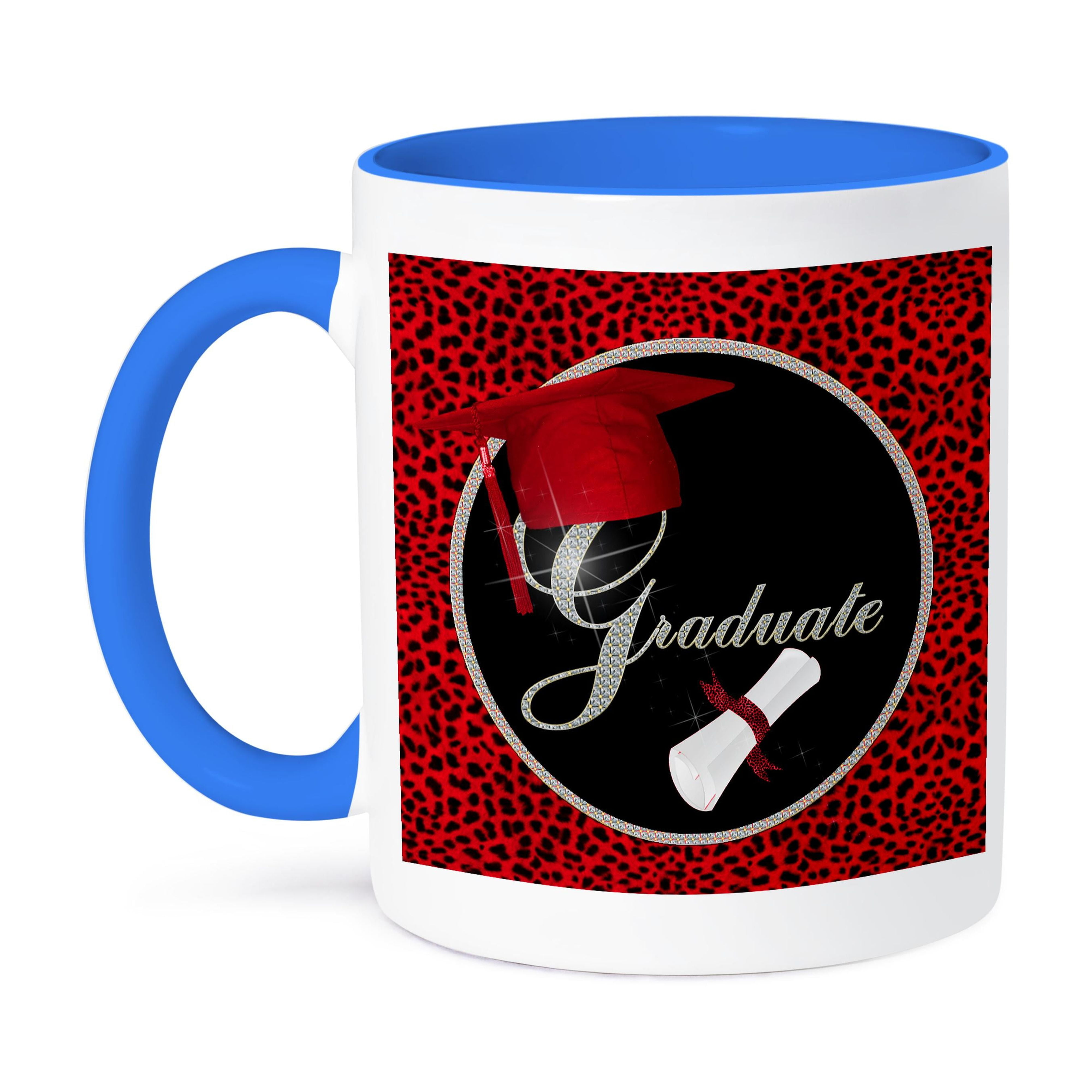 3dRose, Red Cheetah Print Graduation Cap with Diamond Bling for the ...