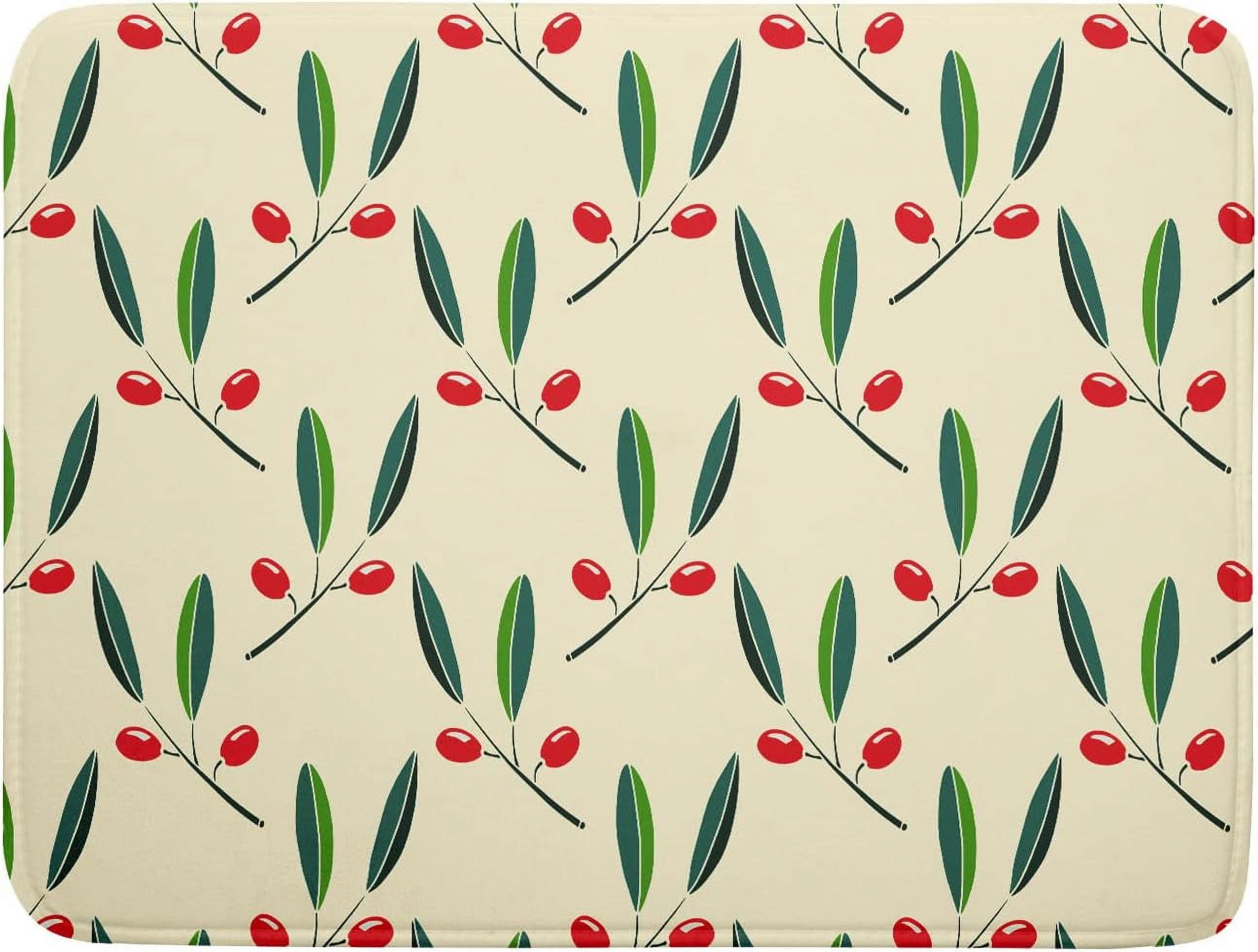 Red Cherries Sweet Summer Fruit Bathroom Shower Mat Doormat Bath Rug ...