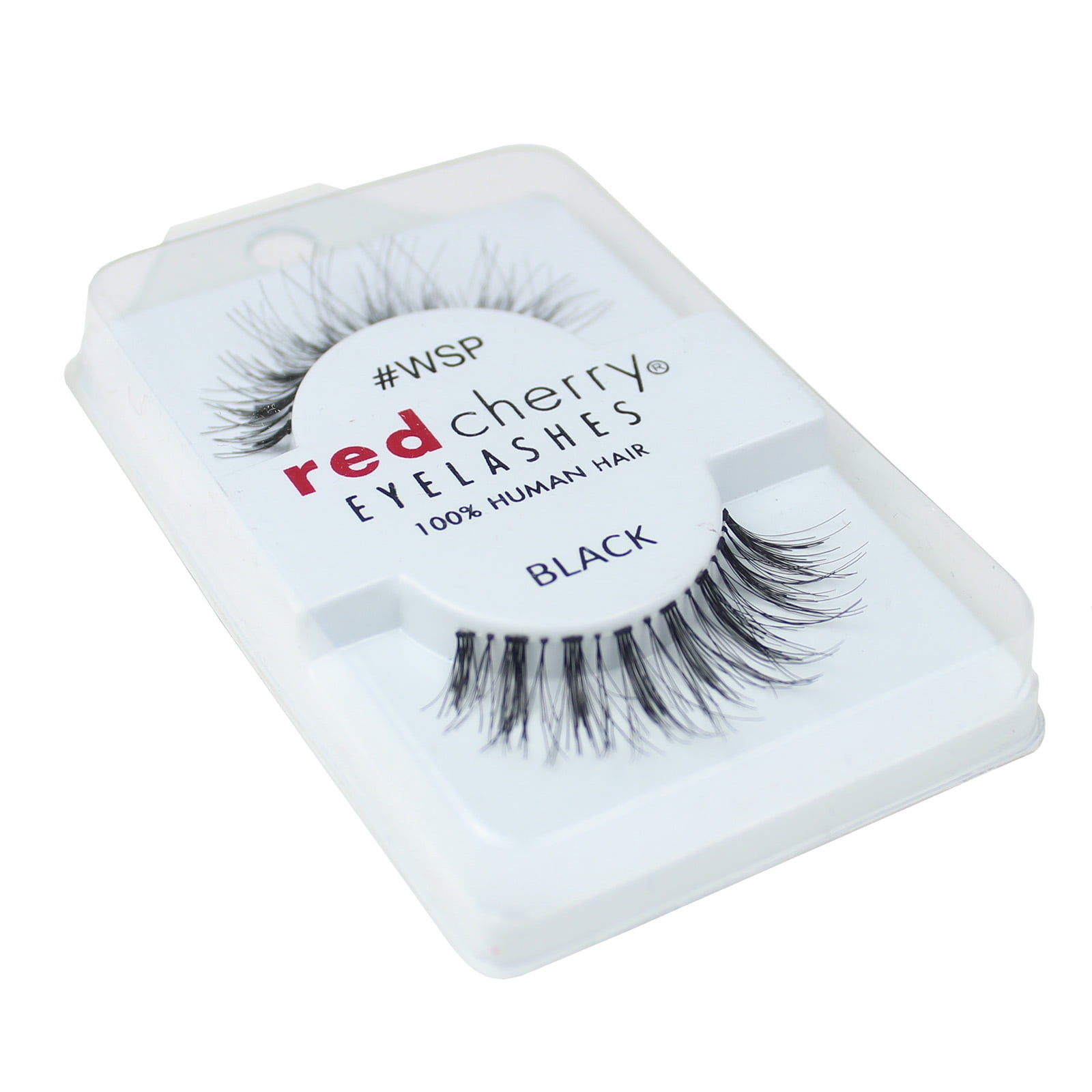 Red Cherry 100% Human Hair False Eye Lashes Fake Eye Lashes #WSP Wispy ...