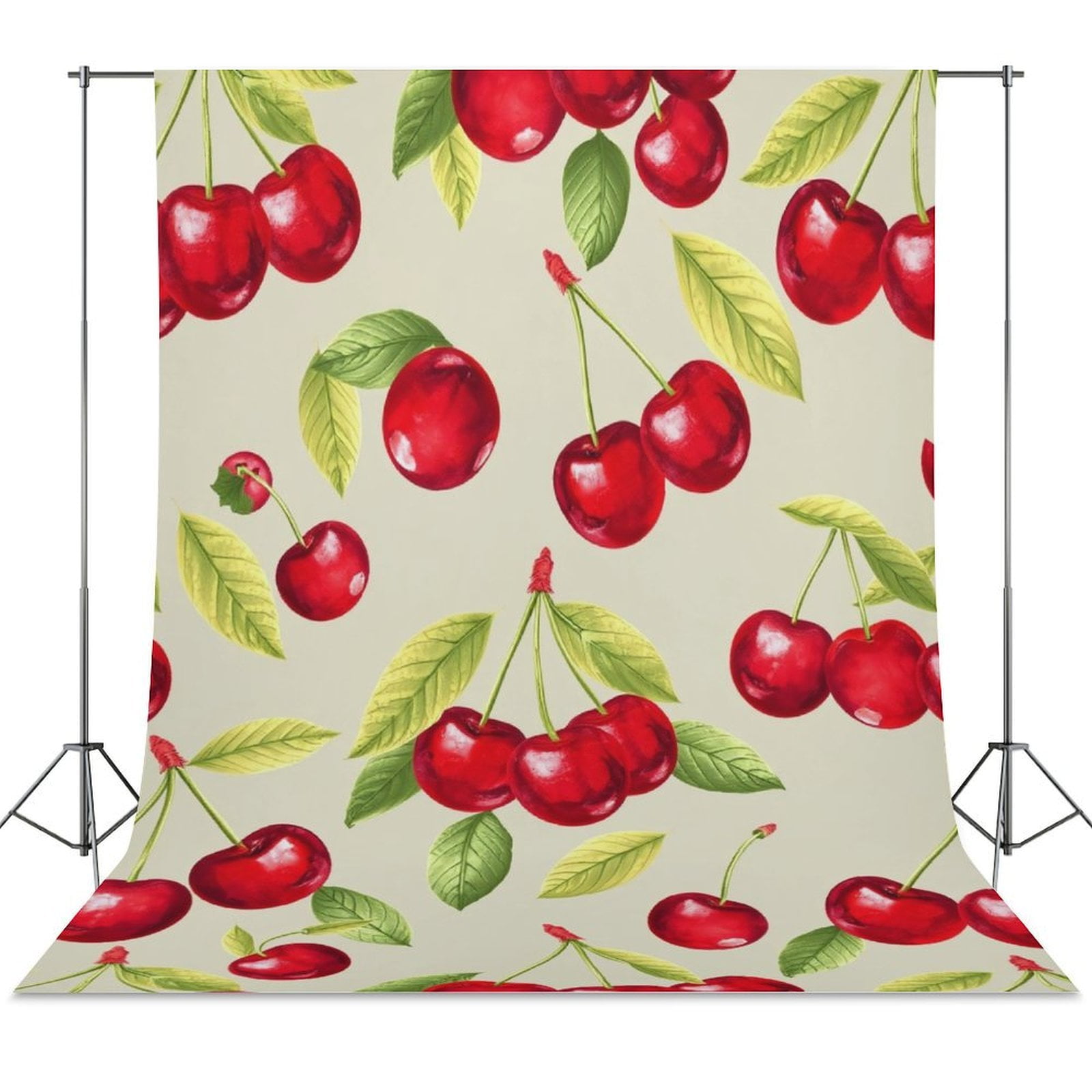 Red Cherry Pattern Party Backdrop Birthday Decoration Backgrounds for ...