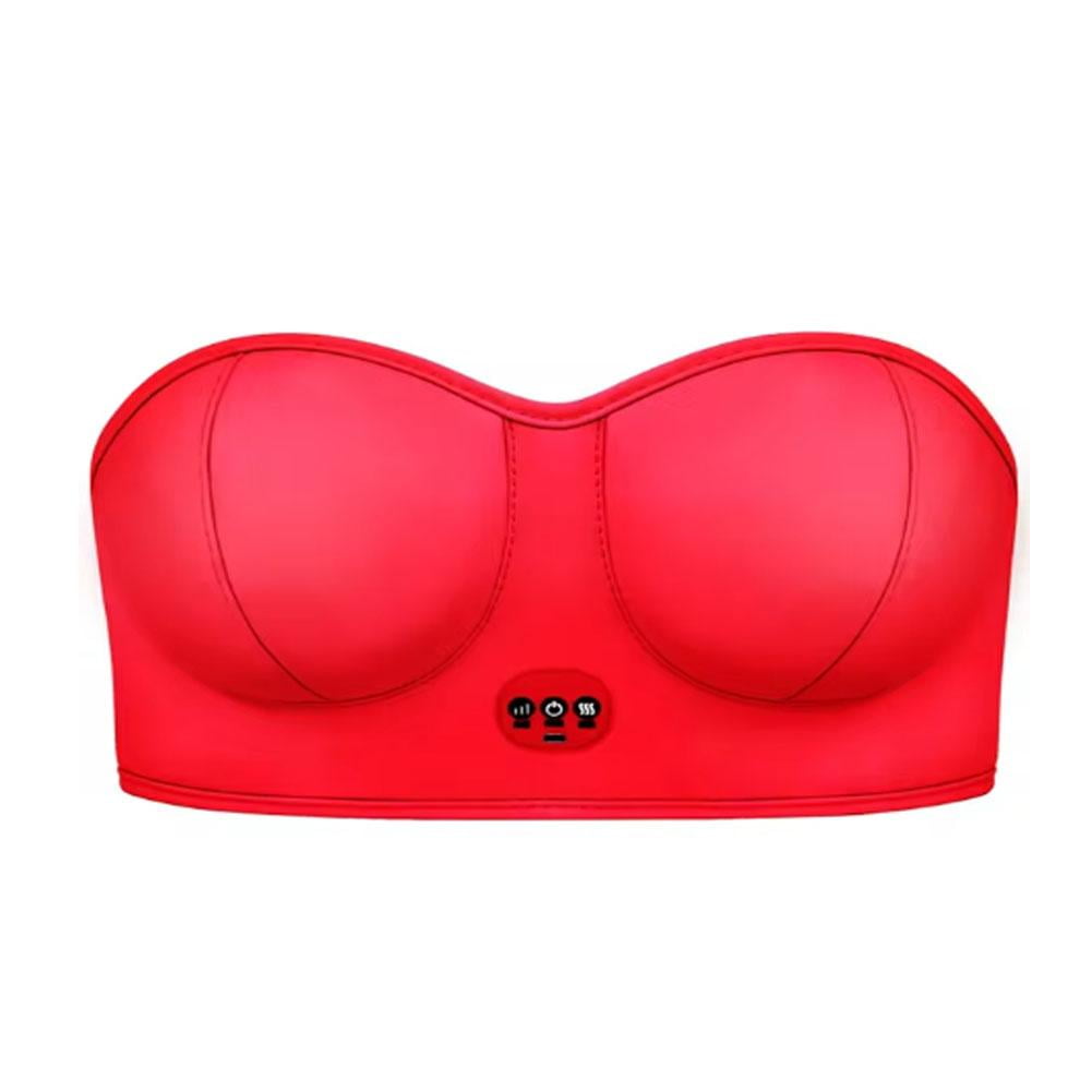 Red Chest Massager Electric Chest Massager Intelligent Massage Hot ...
